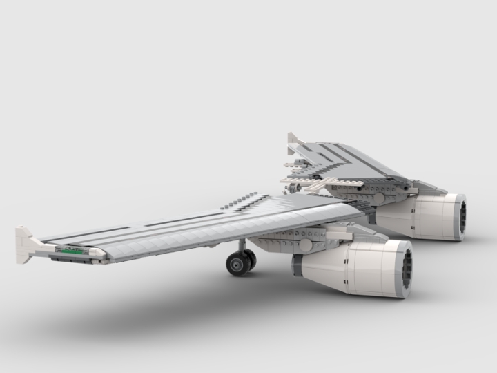Airbus A321_Wing study from BrickLink Studio [BrickLink]