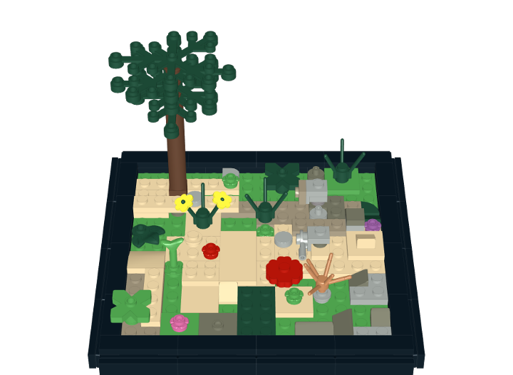 LEGO Wilderness Landscape from BrickLink Studio [BrickLink]