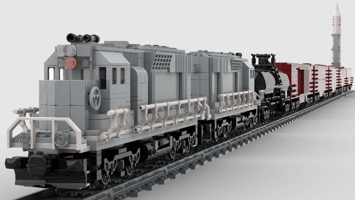 Peacemaker ICBM Set from BrickLink Studio [BrickLink]
