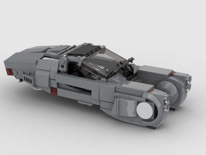 Blade Runner 2049 Peugeot Spinner v3 from BrickLink Studio [BrickLink]