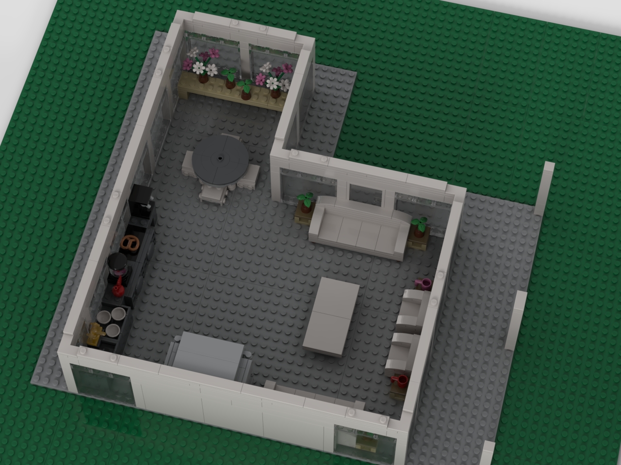 [21st Century Modern house] [BrickLink]
