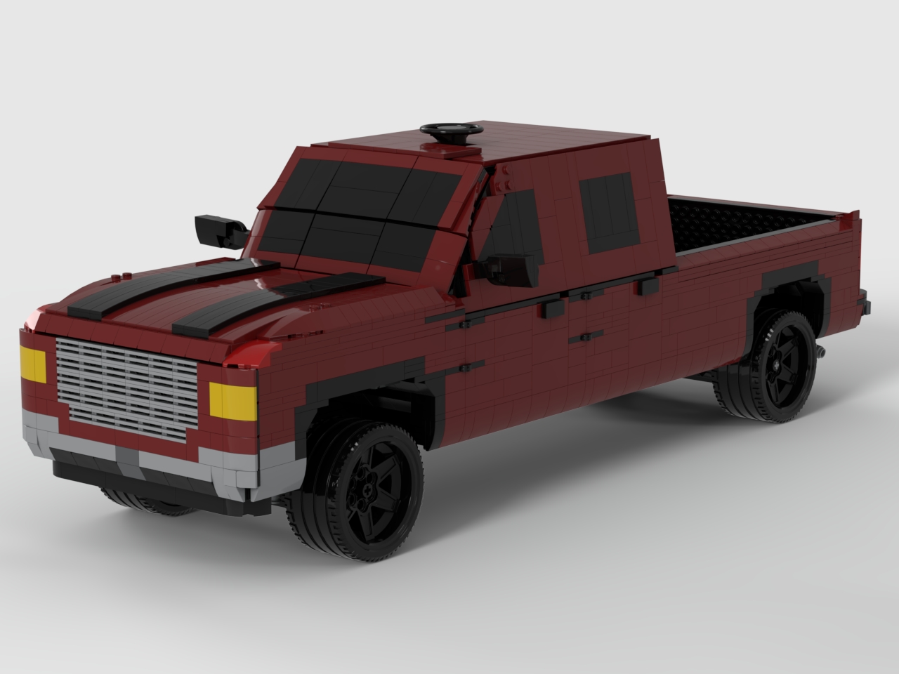 [Red Pickup Truck] [BrickLink]