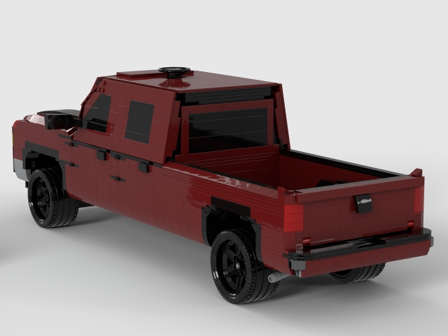 [Red Pickup Truck] [BrickLink]