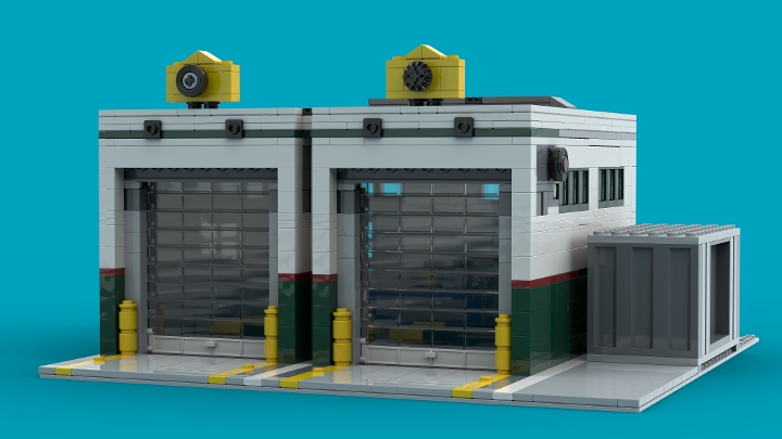 Garage Corner Annex from BrickLink Studio [BrickLink]