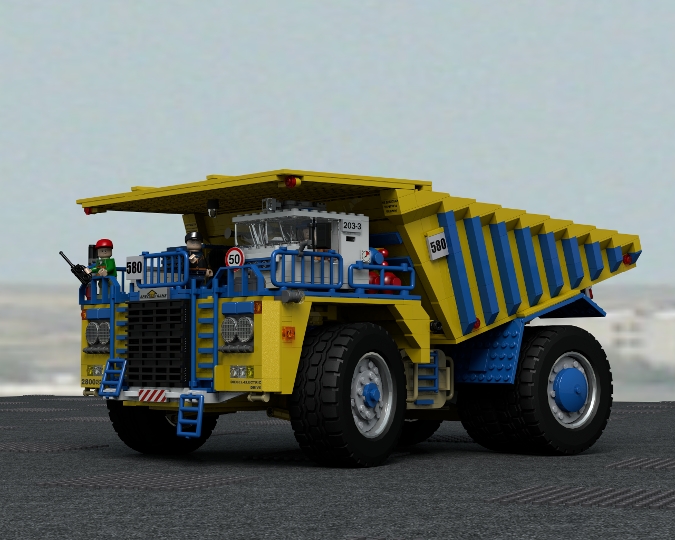 City Mining dump truck from BrickLink Studio [BrickLink]