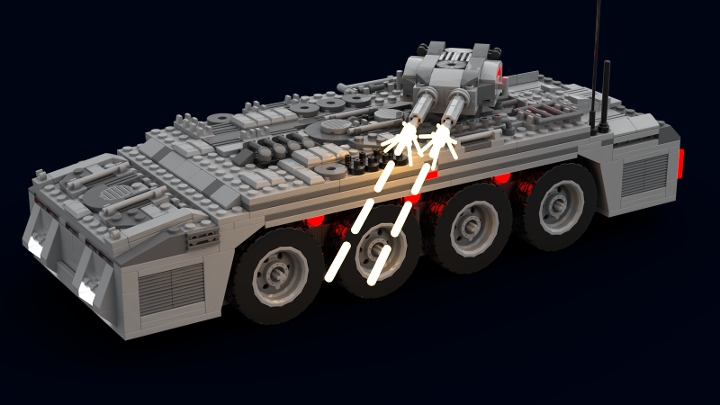 AMDV (Armored Military Deployment Vehicle) from BrickLink Studio ...
