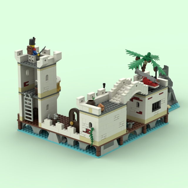 [Imperial Outpost With Island] [BrickLink]