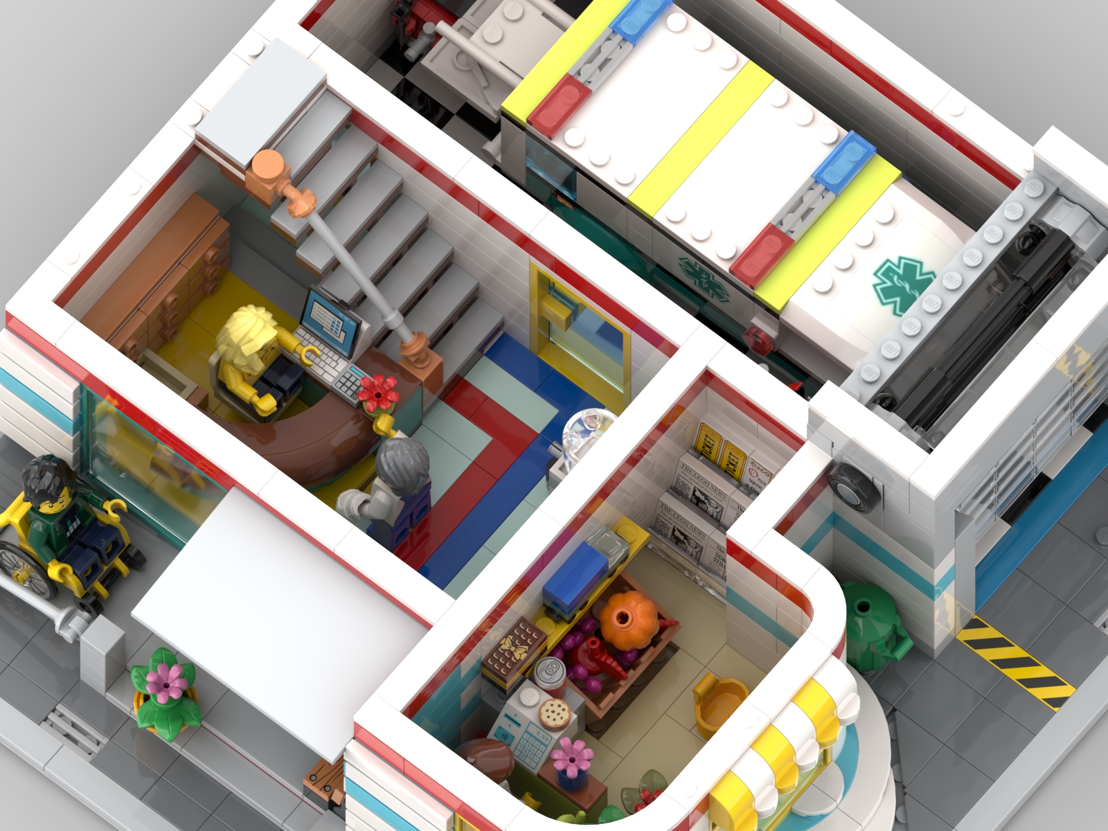 [Hospital Building] [BrickLink]