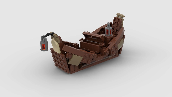 Medieval Small Boat from BrickLink Studio [BrickLink]