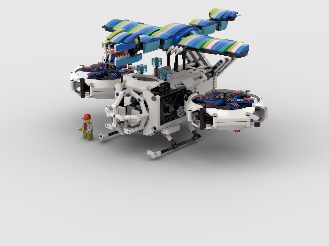 [Twin rotor helicopter] [BrickLink]