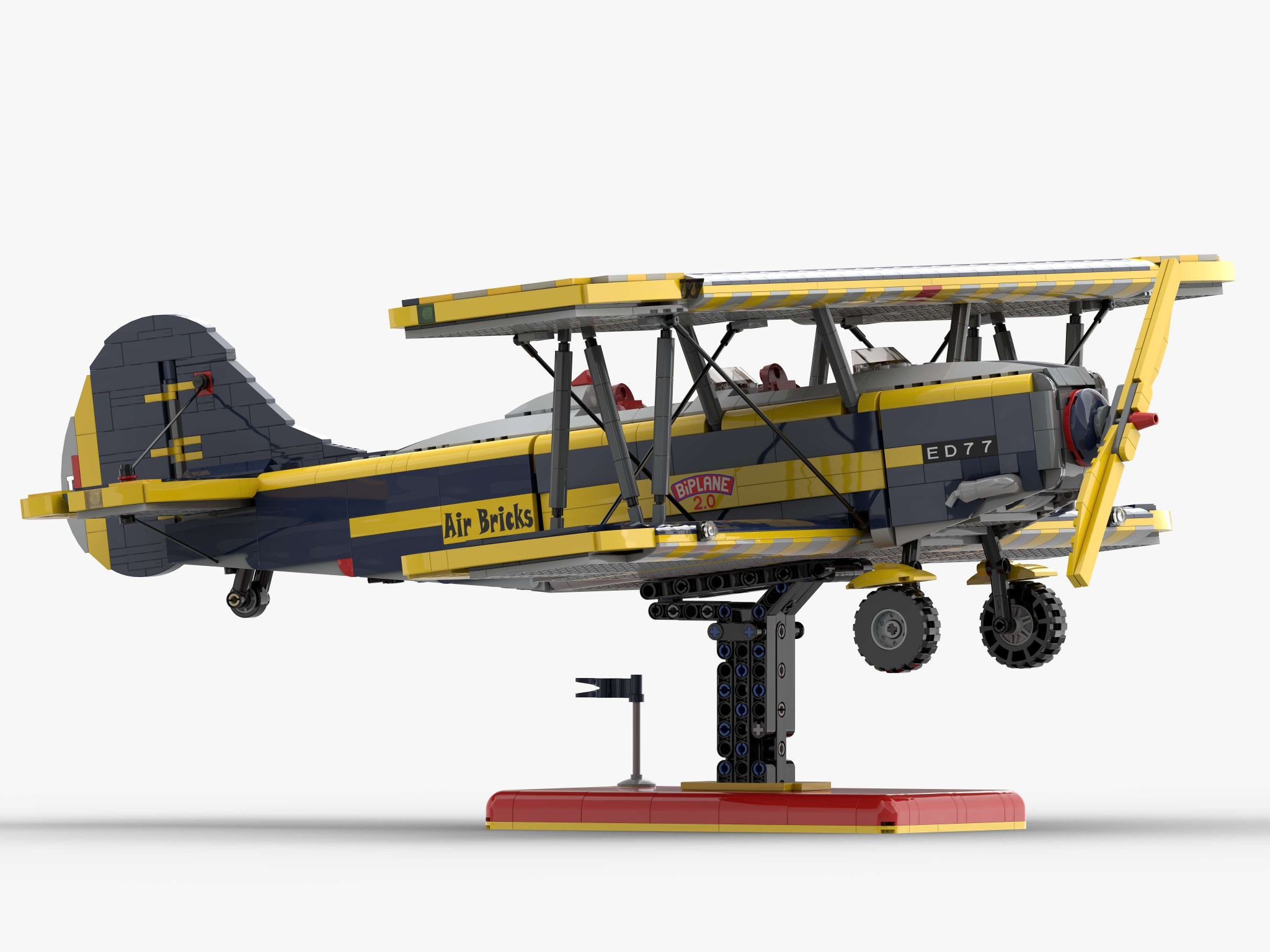 [two-seat BIPLANE 2.0] [BrickLink]