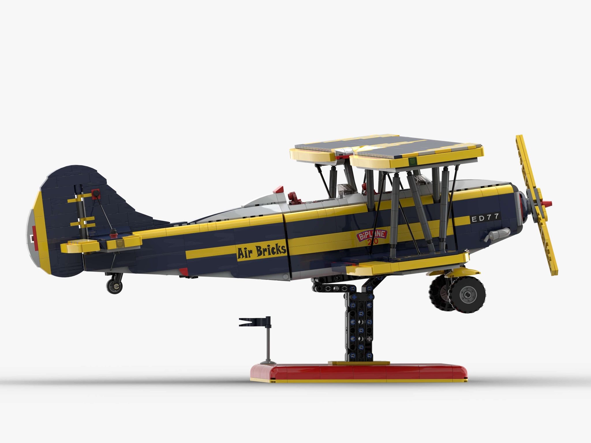 [two-seat BIPLANE 2.0] [BrickLink]