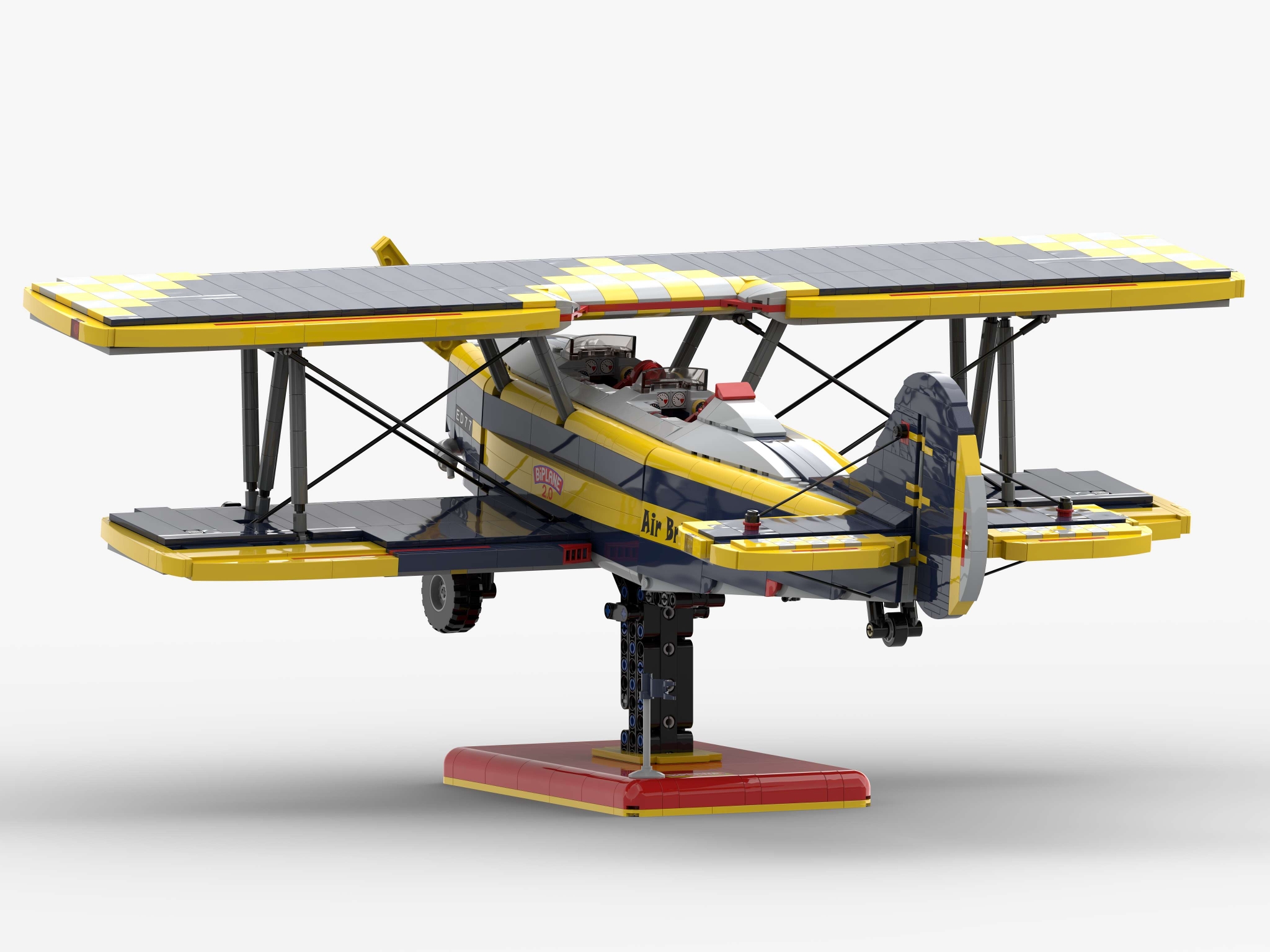[two-seat BIPLANE 2.0] [BrickLink]