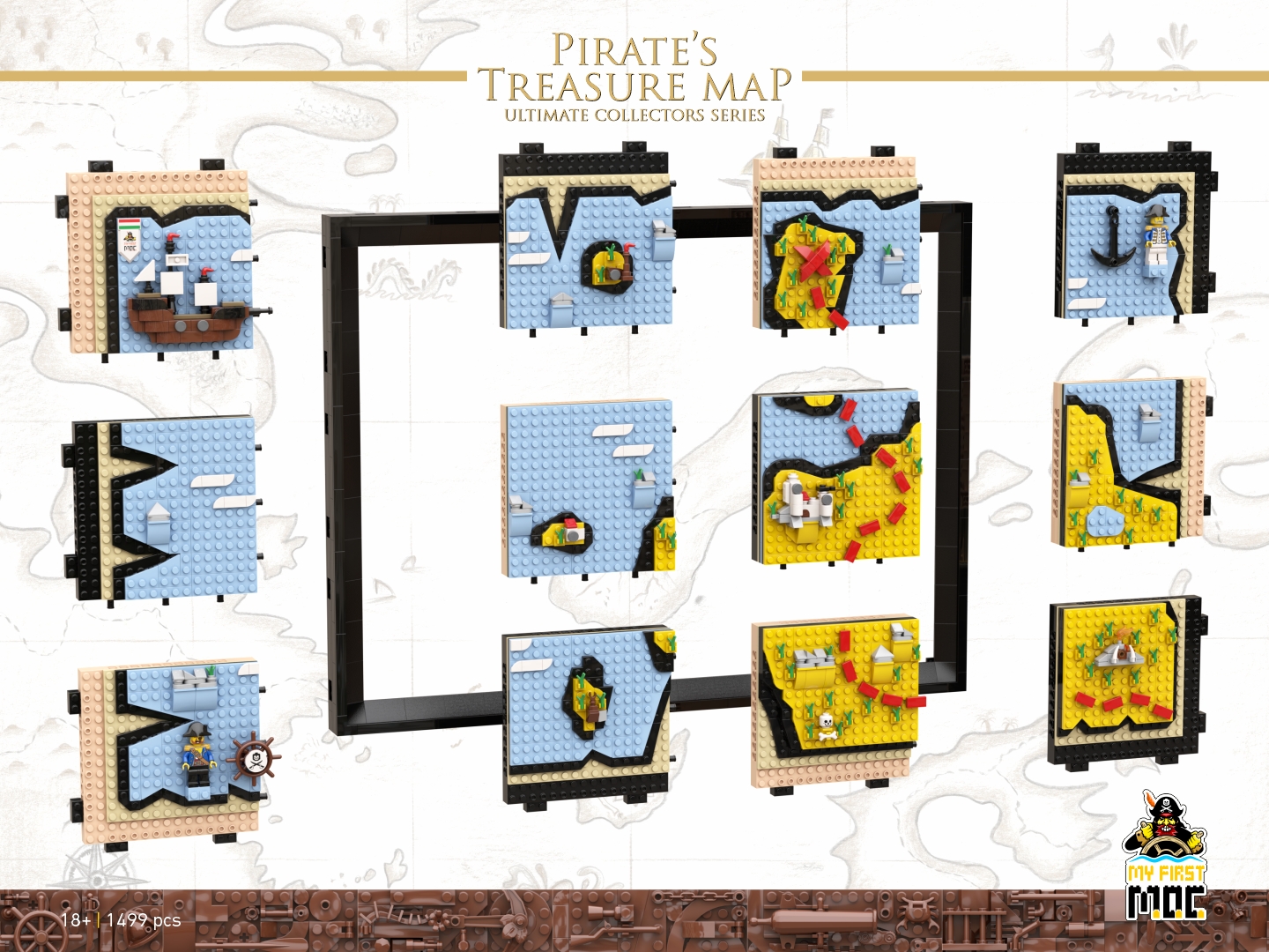 [UCS Pirate's Treasure Map] [BrickLink]