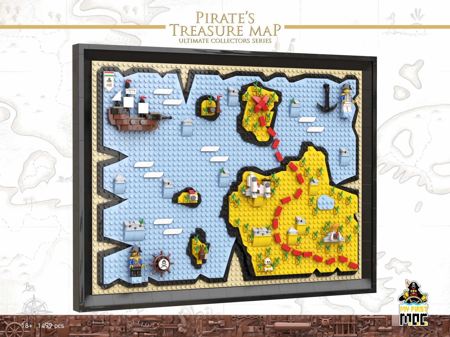[UCS Pirate's Treasure Map] [BrickLink]