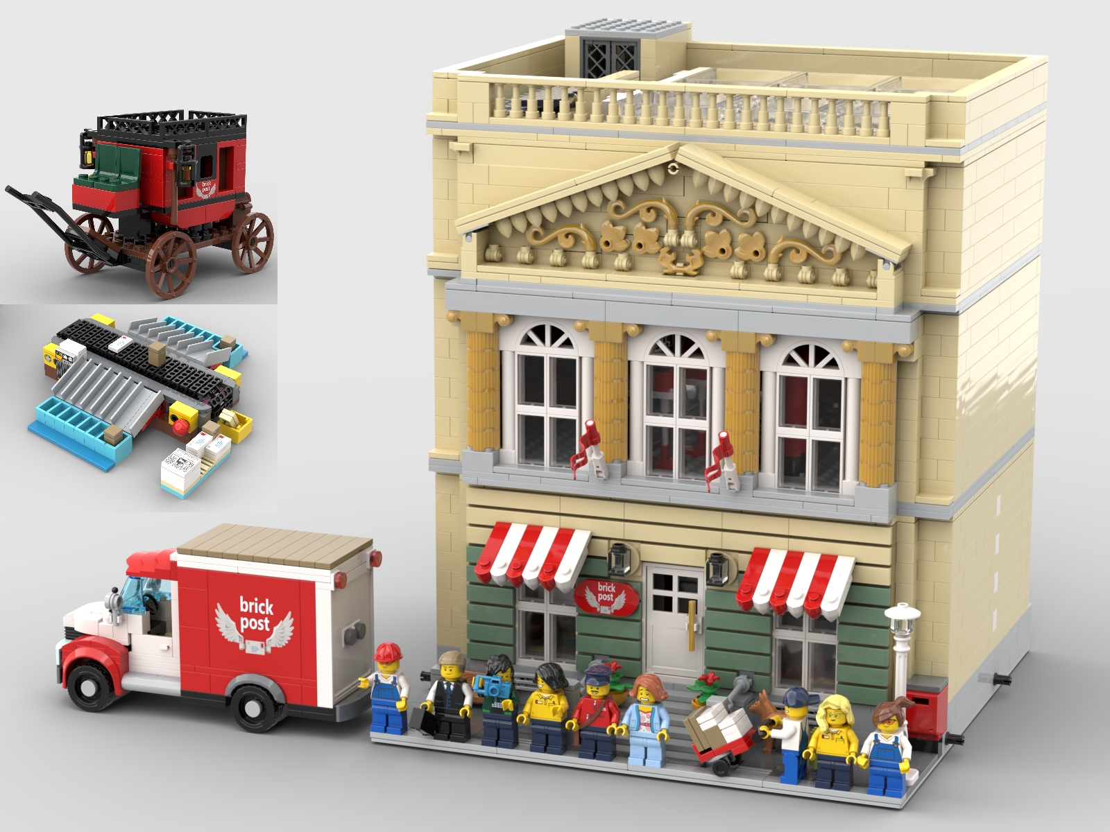 [Modular Post Office] [BrickLink]