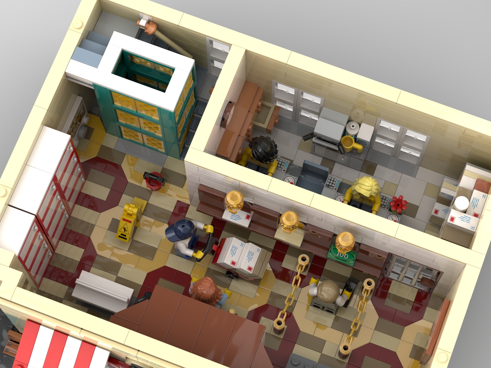 [Modular Post Office] [BrickLink]