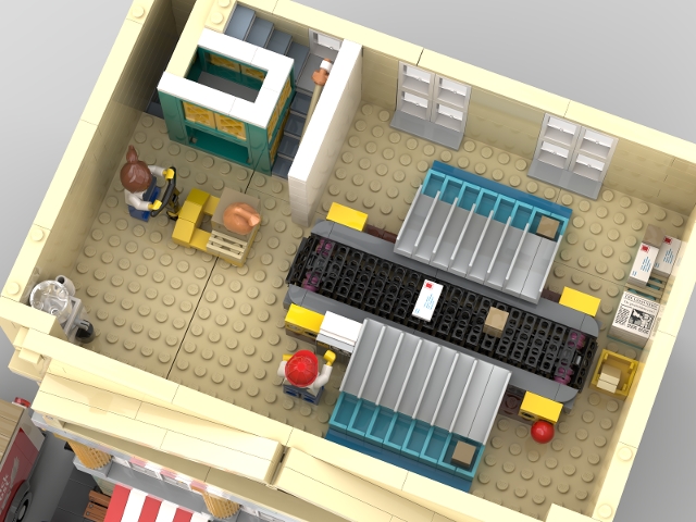 [Modular Post Office] [BrickLink]