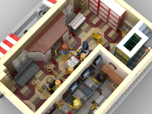 [Modular Post Office] [BrickLink]