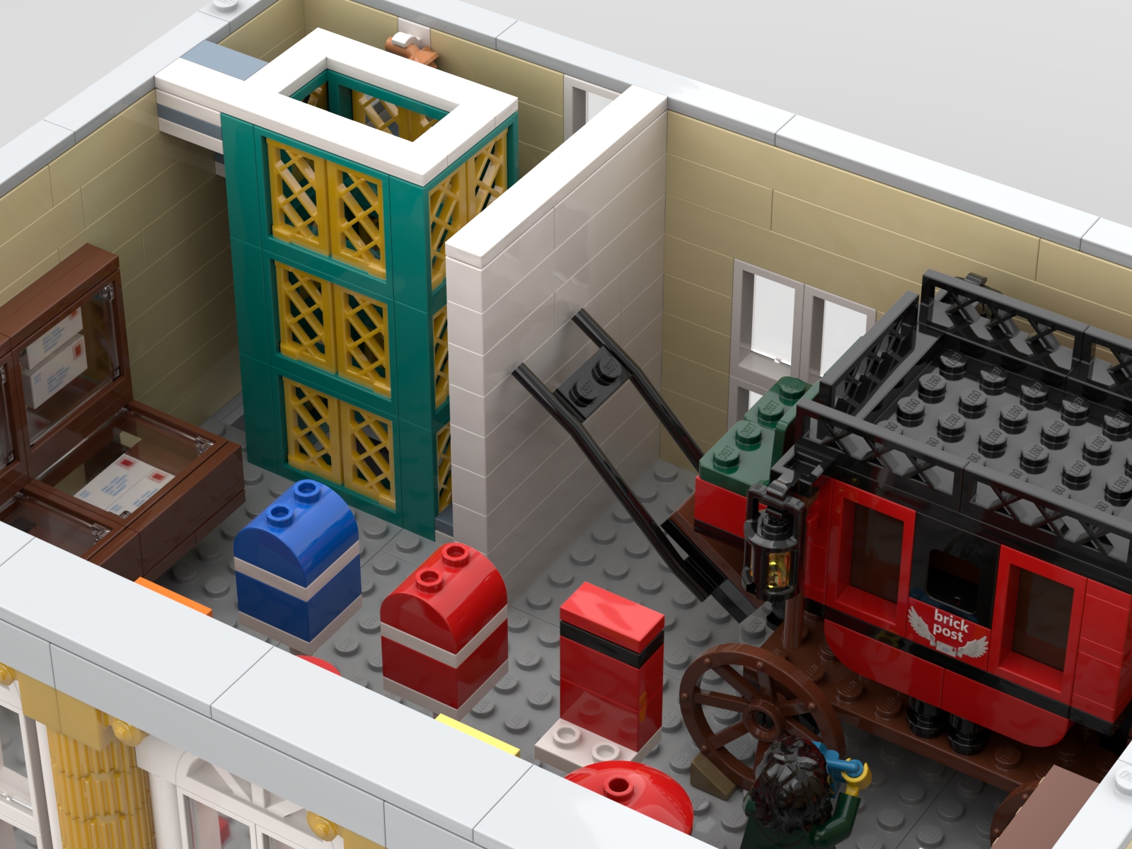 [Modular Post Office] [BrickLink]