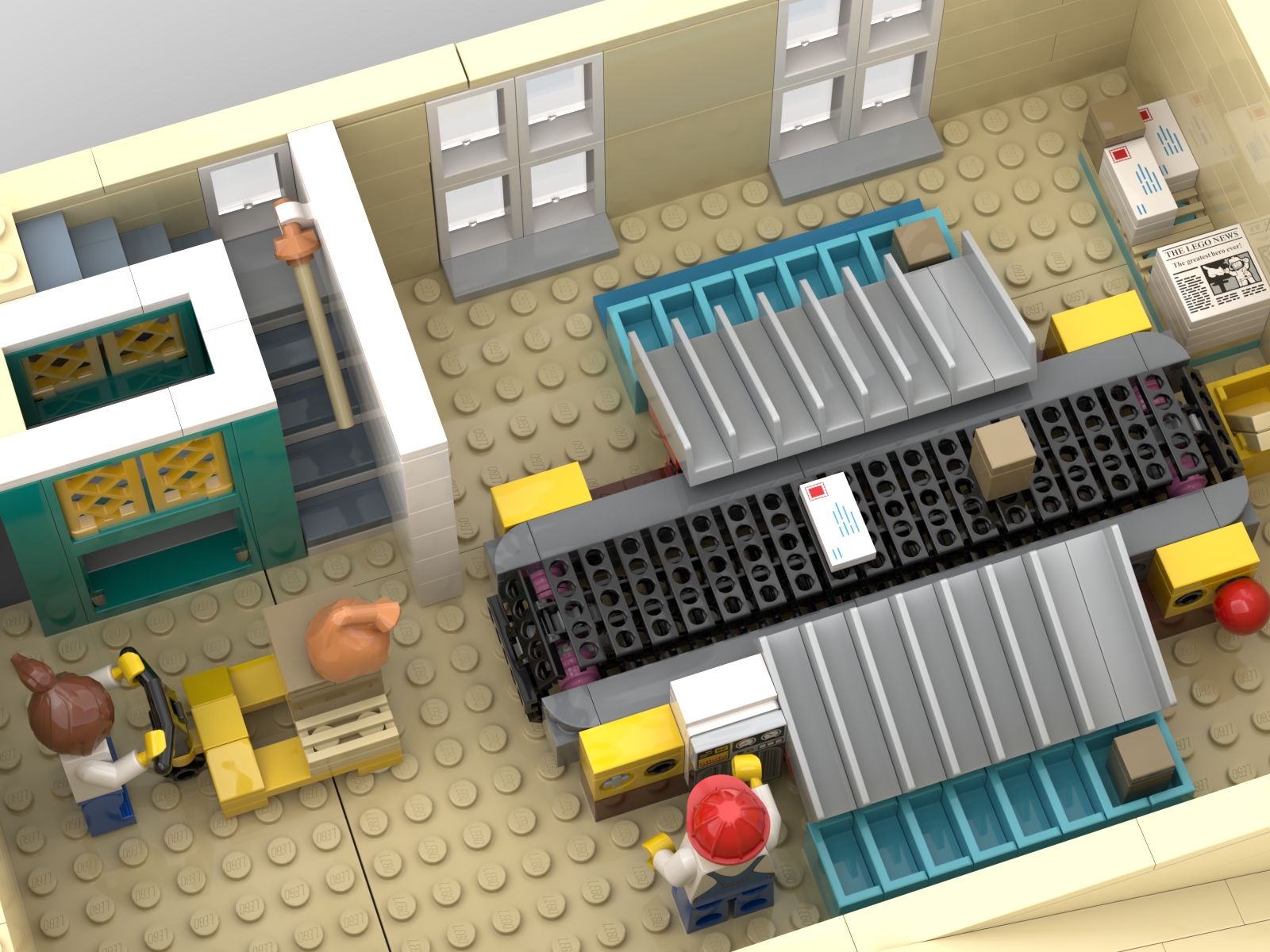 [Modular Post Office] [BrickLink]