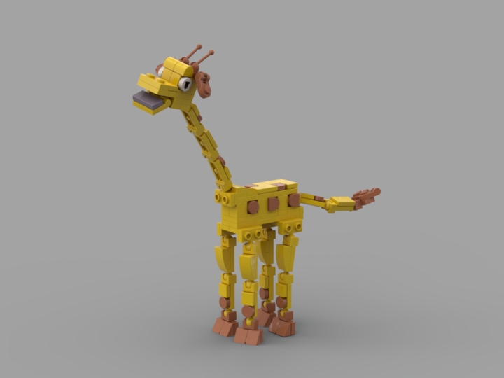 Giraffe from BrickLink Studio [BrickLink]