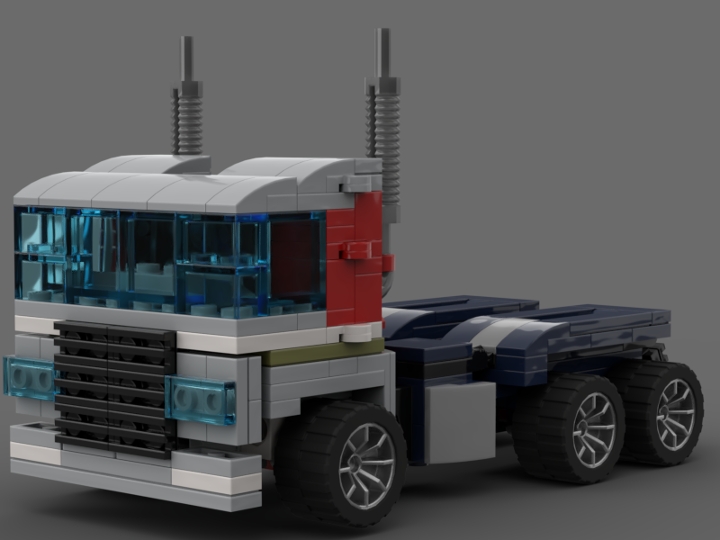 Machine Wars Optimus Prime from BrickLink Studio [BrickLink]