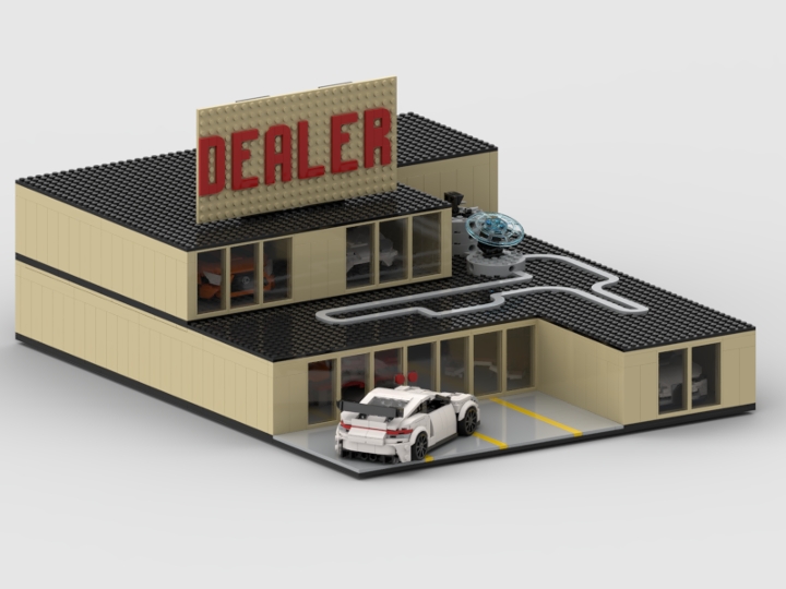 Supercar Dealership from BrickLink Studio [BrickLink]