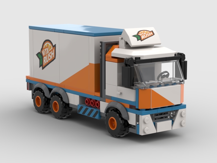 Vita Rush Box Truck from BrickLink Studio [BrickLink]