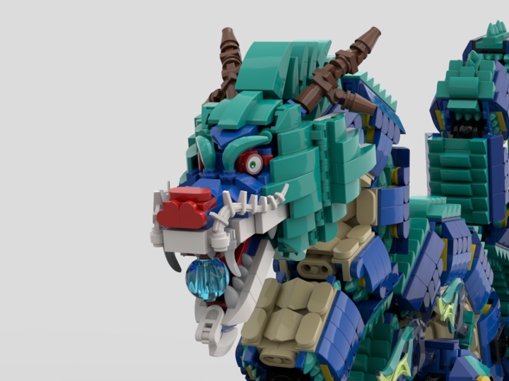 Blue Dragon from BrickLink Studio [BrickLink]