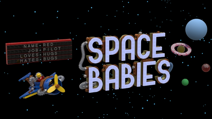 Red - Space Babies Roll Call from BrickLink Studio [BrickLink]