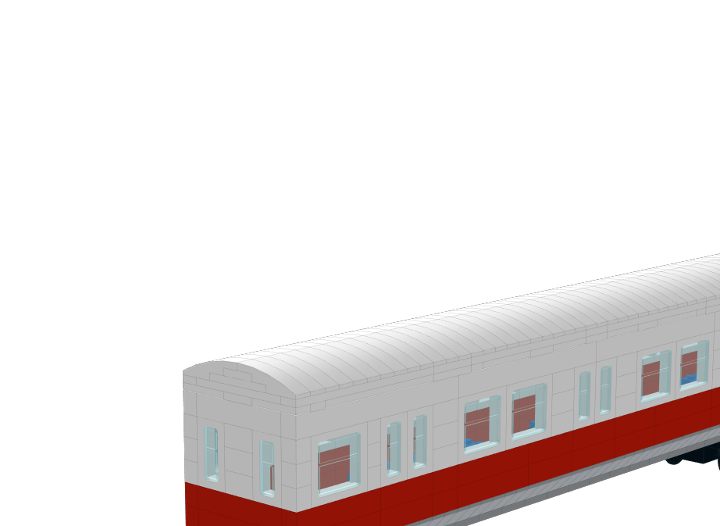 Redline passenger car from BrickLink Studio [BrickLink]