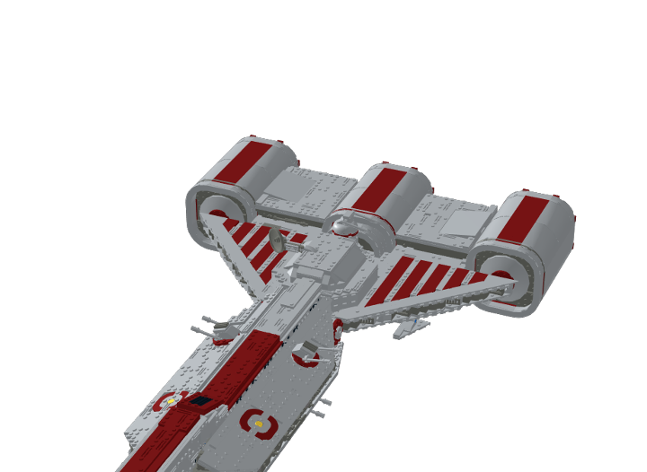 republic frigate from BrickLink Studio [BrickLink]