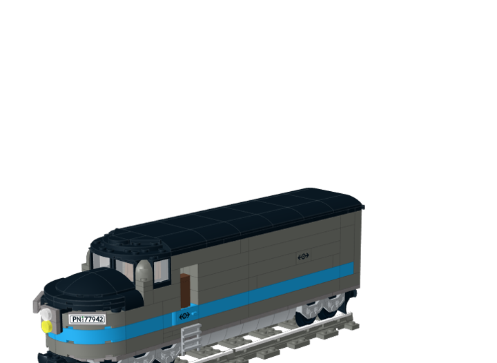 F-Unit Inspired Locomotive from BrickLink Studio [BrickLink]