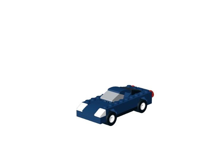 Mini Sports Car from BrickLink Studio [BrickLink]