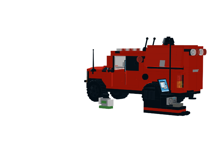 Lego Chief truck from BrickLink Studio [BrickLink]