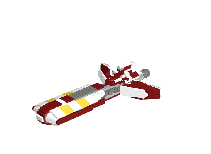 Mini Medical Frigate from BrickLink Studio [BrickLink]