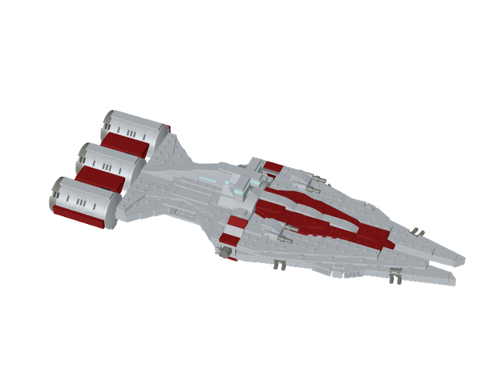 Mini Light Cruiser from BrickLink Studio [BrickLink]