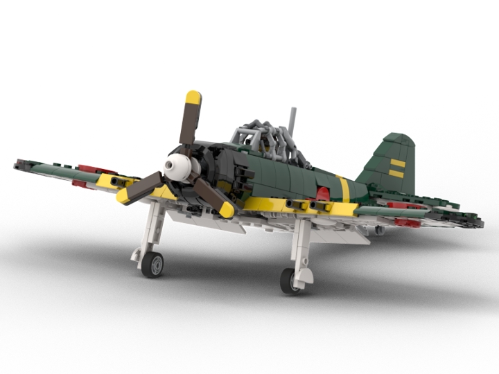 Zero_Fighter_52_Hei from BrickLink Studio [BrickLink]