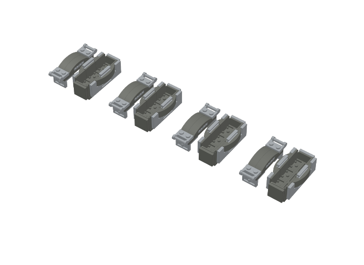 Imperial Crates 2x6 4 copy CRATES ONLY from BrickLink Studio [BrickLink]