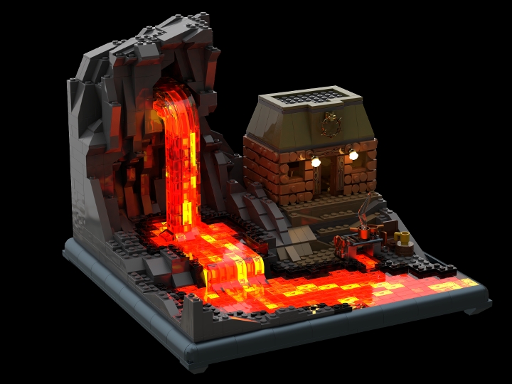 Cave Home from BrickLink Studio [BrickLink]