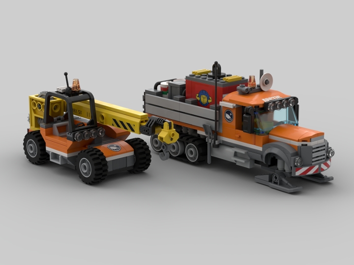Arctic Half-Track & Telehandler from BrickLink Studio [BrickLink]