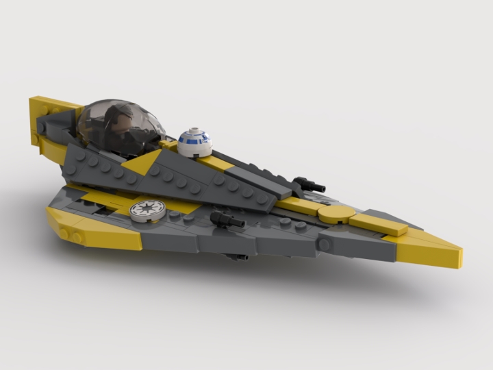 Delta-7B Starfighter from BrickLink Studio [BrickLink]