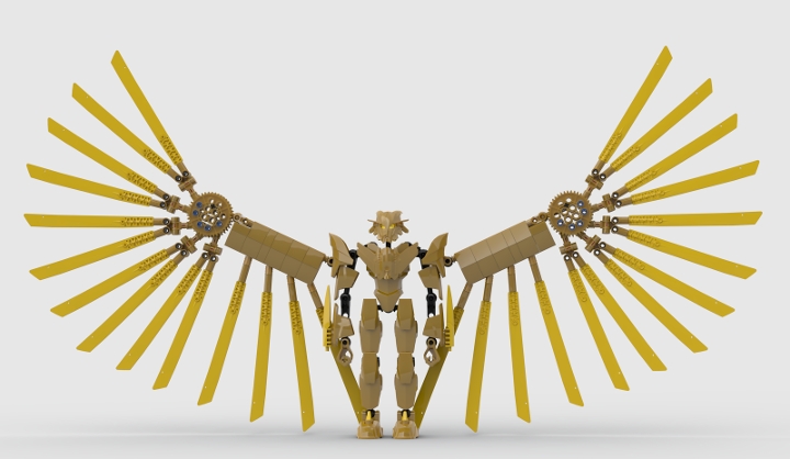 Mecha wings from BrickLink Studio [BrickLink]
