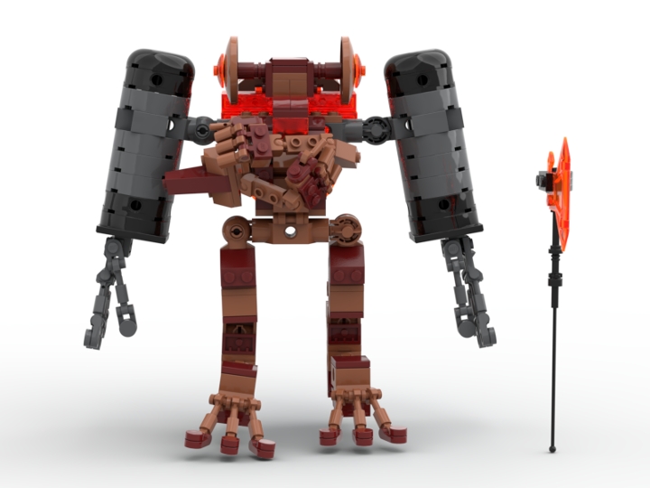 transforming mech frog from BrickLink Studio [BrickLink]