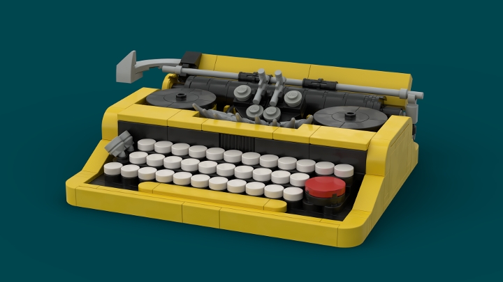 Typewriter from BrickLink Studio [BrickLink]