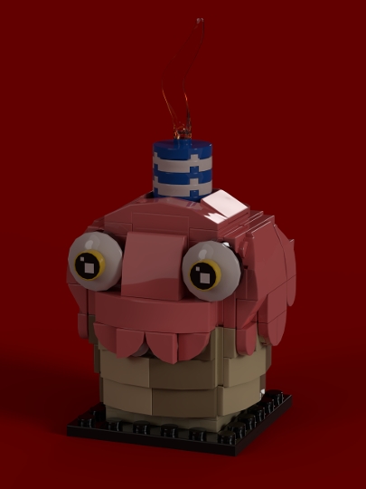 Cupcake Animatronic FNAF from BrickLink Studio [BrickLink]