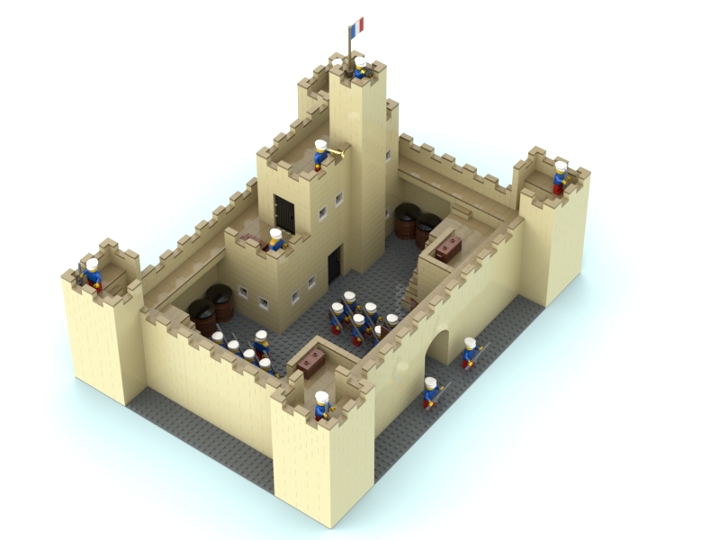 Desert Fort from BrickLink Studio [BrickLink]
