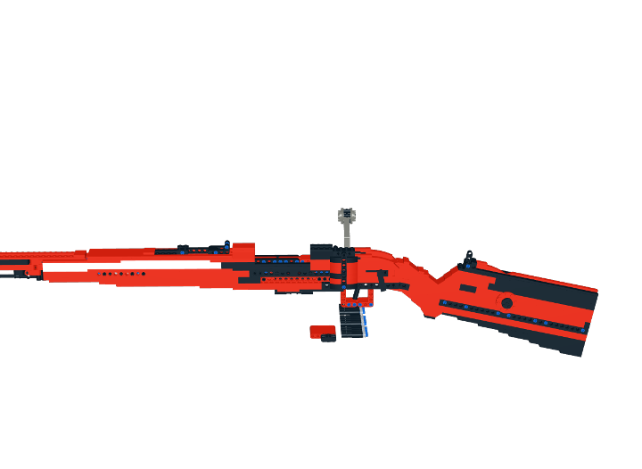Working LEGO Gun modifind from BrickLink Studio [BrickLink]