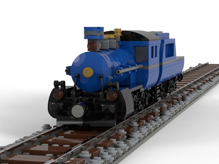 Small motorized Tender Engine from BrickLink Studio [BrickLink]
